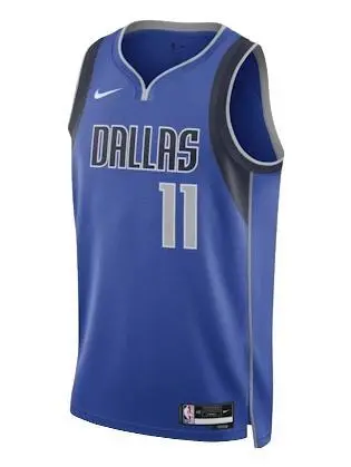 Nike Nba Dallas Mavericks Icon Edition Kyrie Irving Jersey - Blue/white