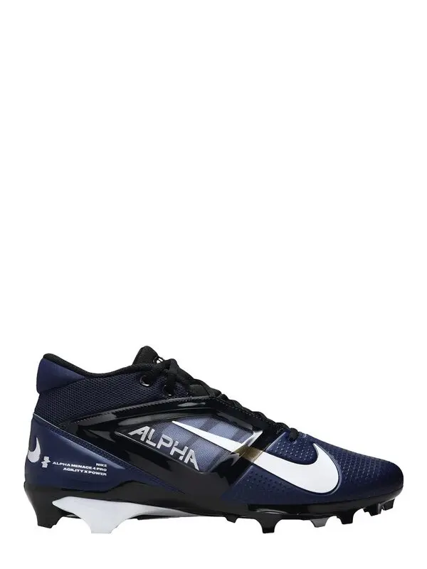 Nike Alpha Menace 4 Pro - Midnight Navy Blue/metallic Silver/obsidian