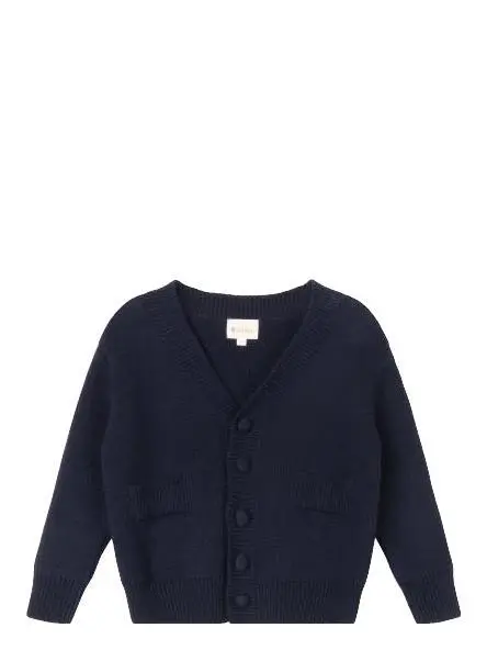 ELY'S & CO. Dense Knit Collection Cardigan - Navy