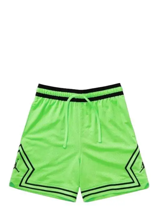 JORDAN Sport Diamond Mesh Dri-fit Shorts - Green/black