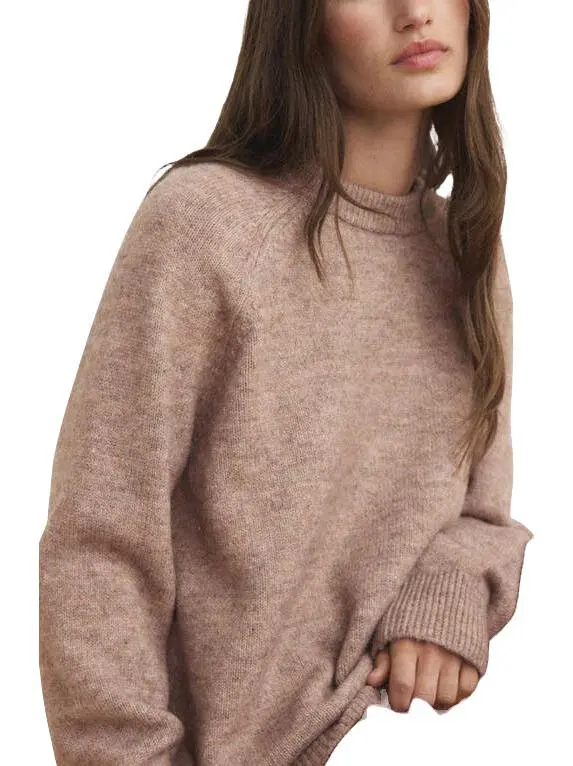 Mango Crewneck Sweater - Medium Pink