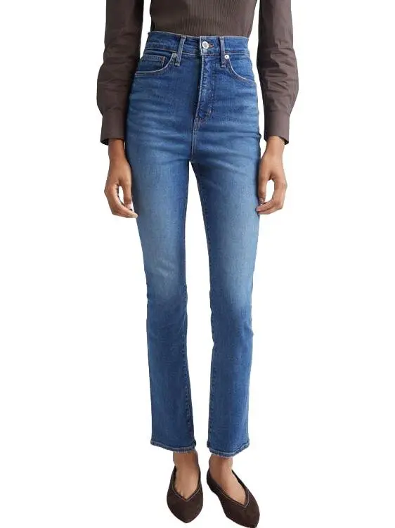 Veronica Beard Lydia High-waist Ultra-slim Jeans - City Blast