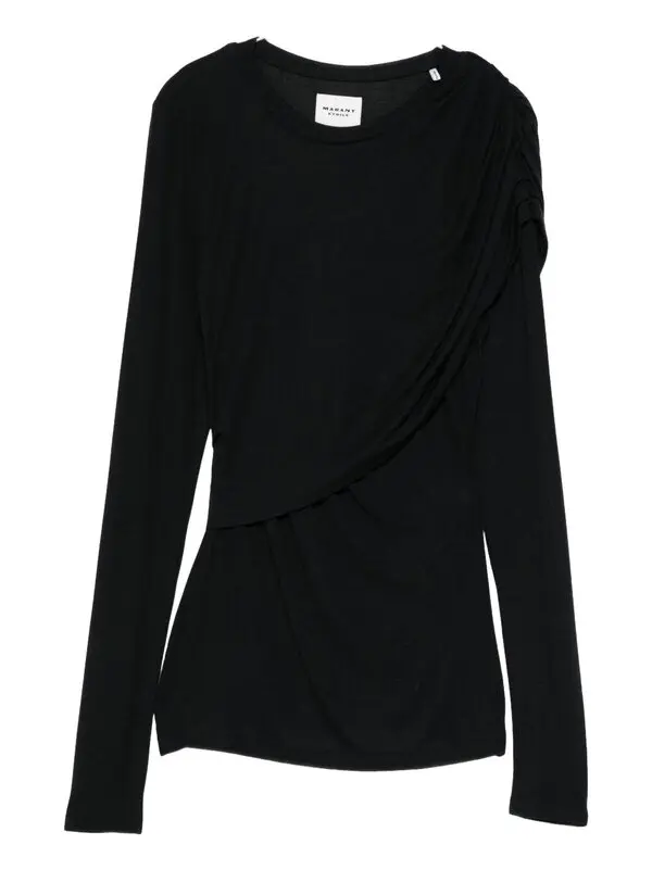 MARANT ETOILE Dressi Layered Sweater - Black