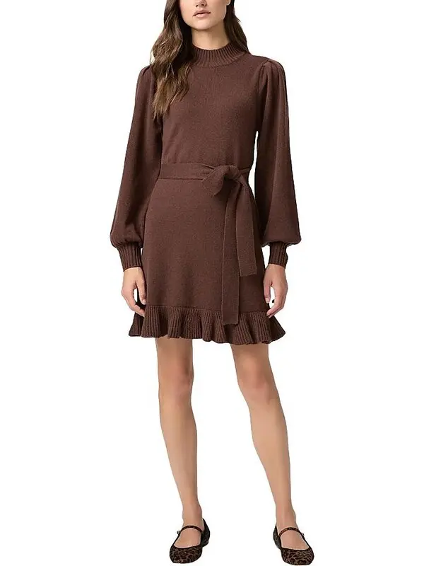 Paige Julita Wool Blend Dress - Tamarind