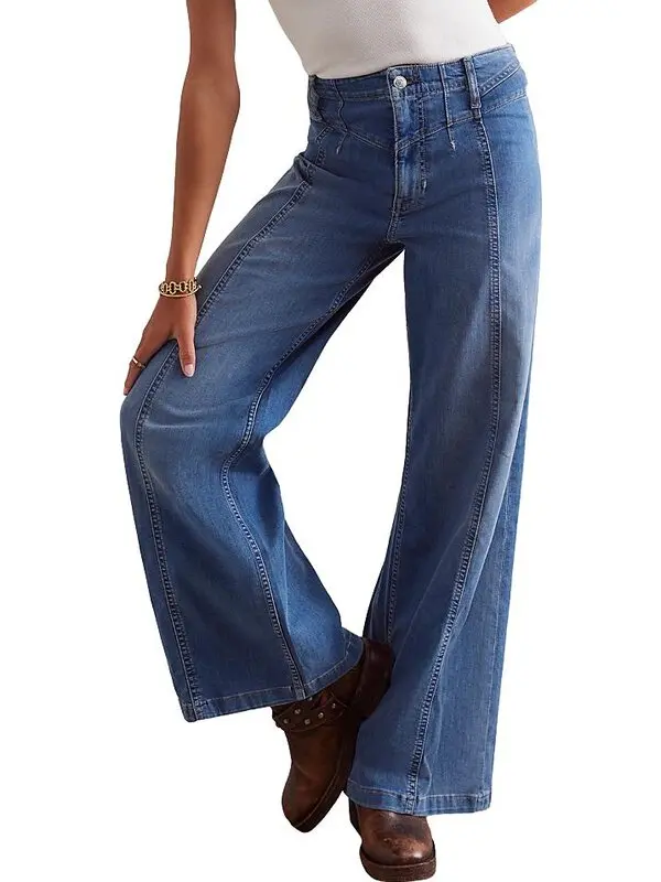 Free People Libre Wide-leg Jeans - Goodie