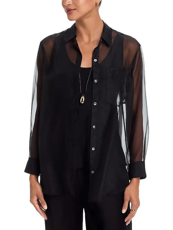 Rails Sofiya Sheer Blouse - Black