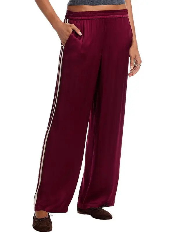 Rails Merida Side Stripe Pants - Garnet