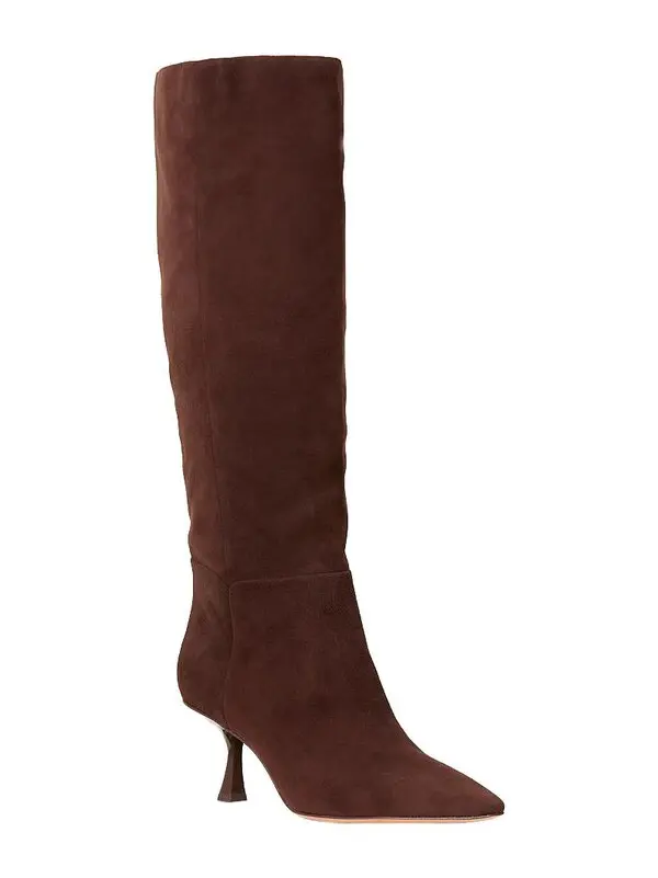 Kate Spade New York Adele Suede Tall Boots - Hot Fudge