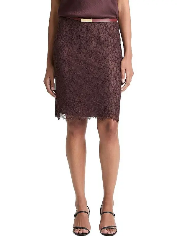Vince Lace Skirt - Fig