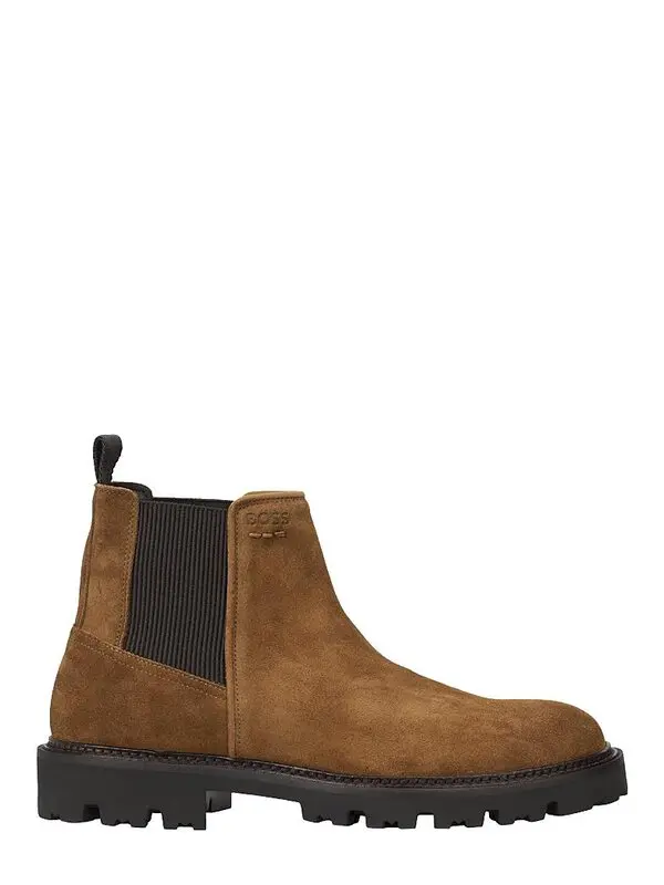 BOSS Julyo Chelsea Boots - Brown Suede