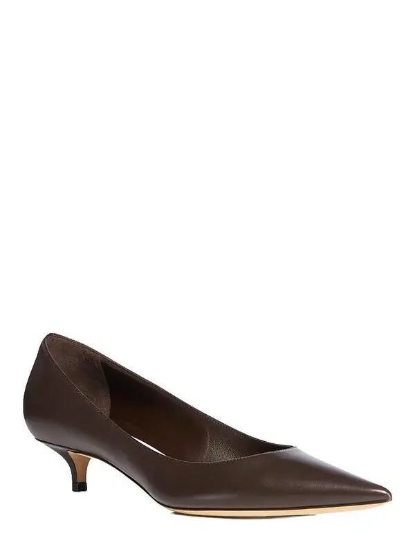 JIMMY CHOO Amelia Pointed-toe Pumps - Chocolate