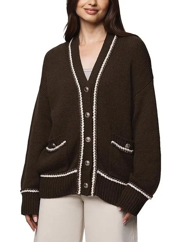 Splendid Brooklyn Cardigan - Soft Chocolate