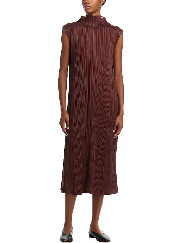 Issey Miyake Monthly Colors November Dress - Brown