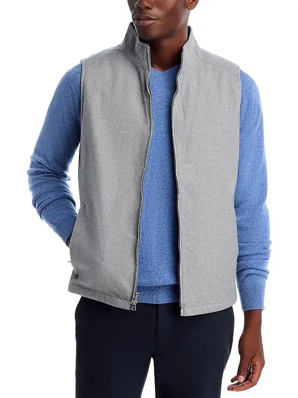 Peter Millar Crown Crafted Cambridge Wool Vest - Oslo Grey