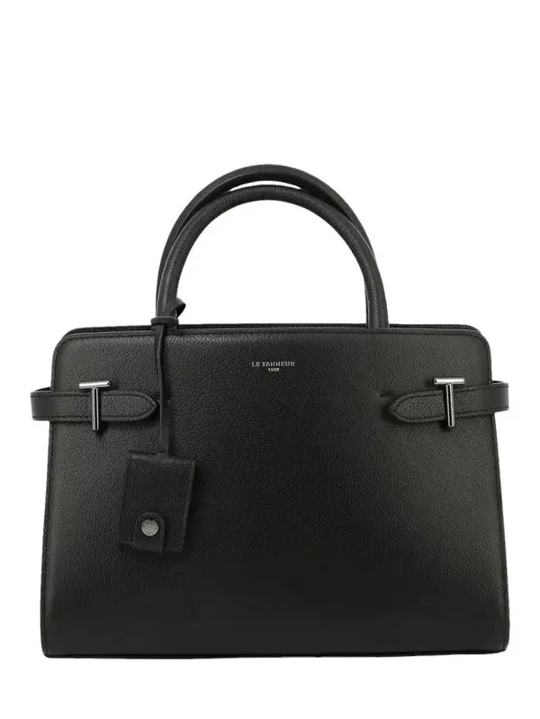LE TANNEUR Medium Emilie Tote Bag - Black