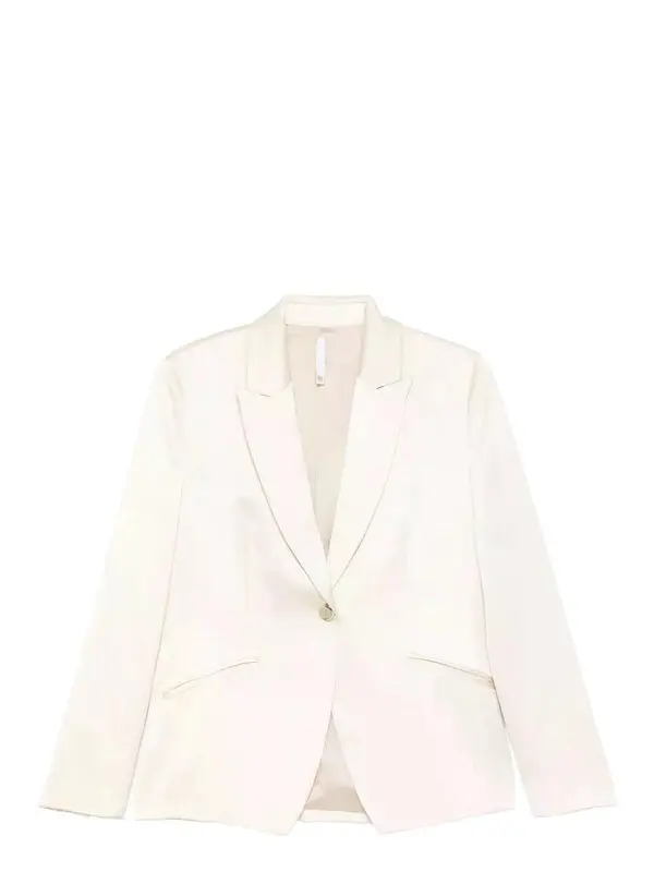 Imperial Single-breasted Blazer - White