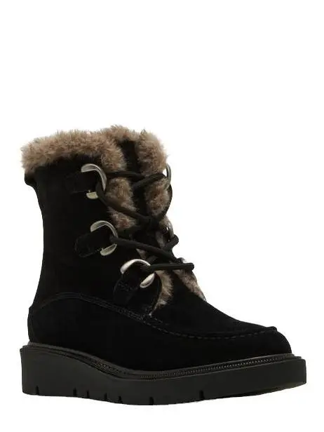 Blondo Monday Waterproof Lace-up Boot - Black Suede