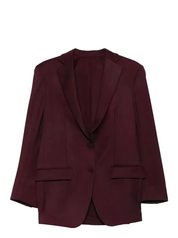MARSEM Notched-lapel Single-breasted Blazer - Red