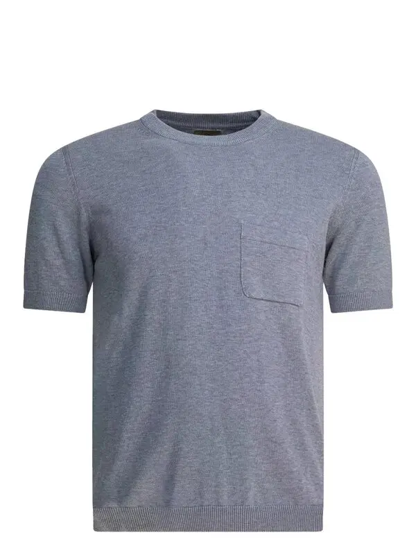 RAKKI Chest-pocket Short-sleeve T-shirt - Grey