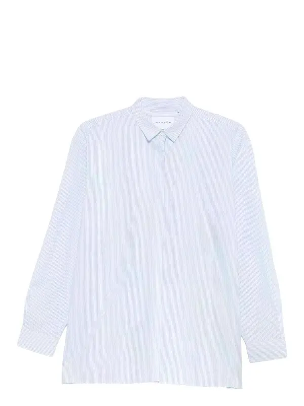 MARSEM Striped Long-sleeve Shirt - Blue