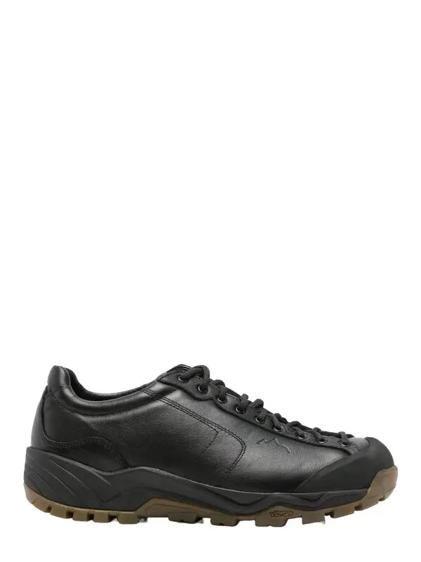 Diemme Leather Panelled Sneakers - Black