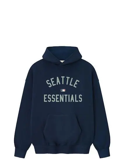Fear Of God Essentials Mariners Sport Hoodie - Midnight Navy Blue
