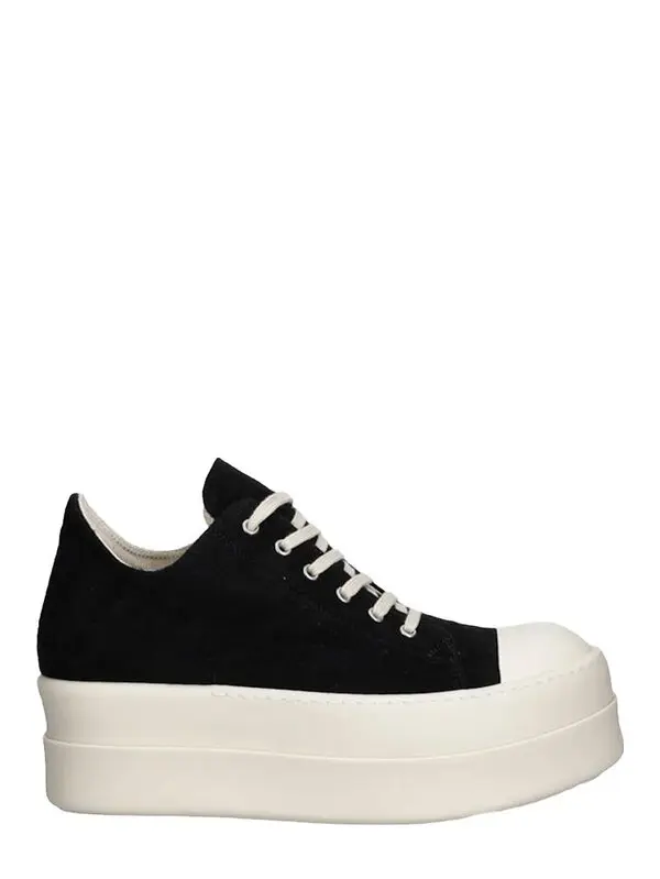 Rick Owens Double Bumper Low - Black/milk/fleece