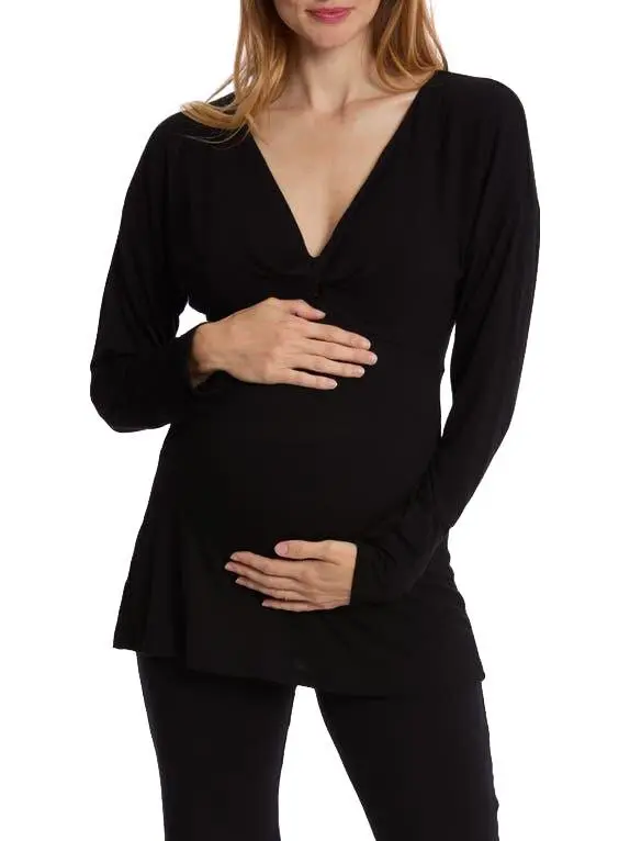 CACHE COEUR Louna Maternity And Nursing T-shirt - Black