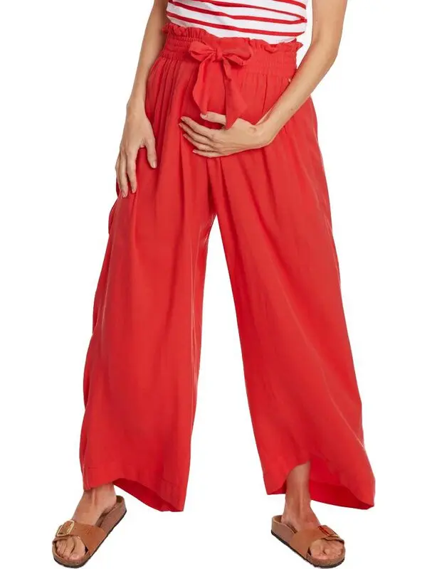 CACHE COEUR Sahel Maternity Pants - Coral