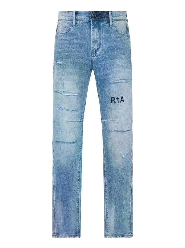 RtA Bryant Distressed Jeans - Blue