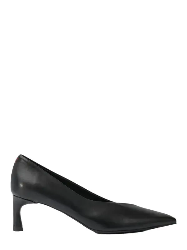 HALMANERA 50mm Leather Heeled Pumps - Black
