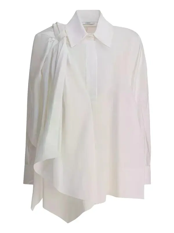 Givenchy Draped Shirt - White