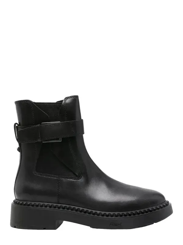 Ash Leather Chelsea Boots - Black