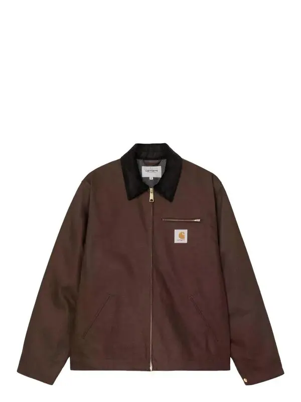 Carhartt Work In Progress Detroit Corduroy-collar Jacket - Brown