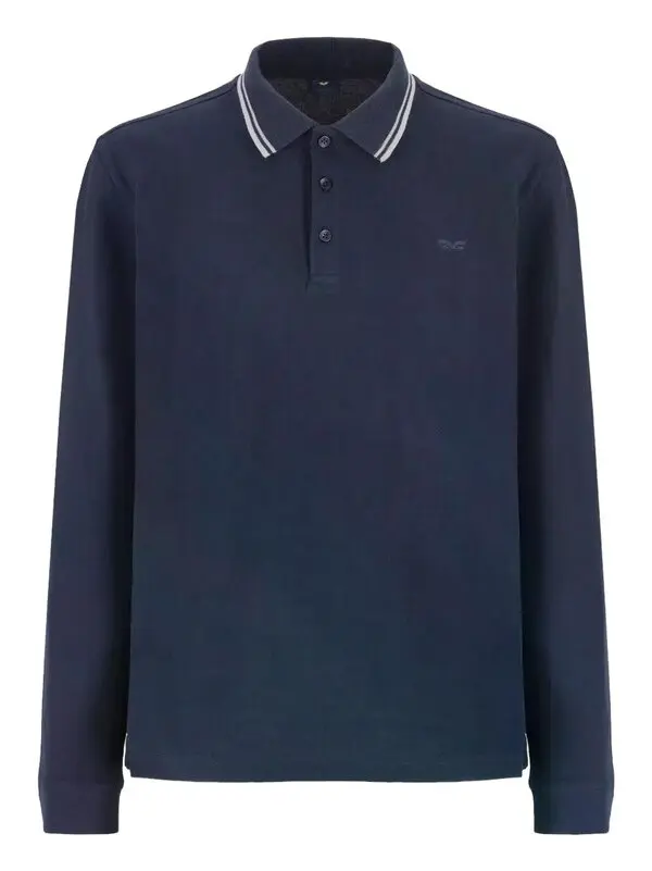 ARMATA DI MARE Long-sleeve Polo Shirt - Blue