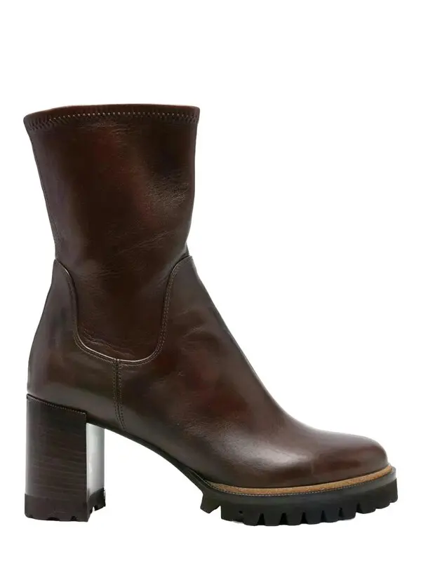 TRUMAN´S 90mm Leather Boots - Brown