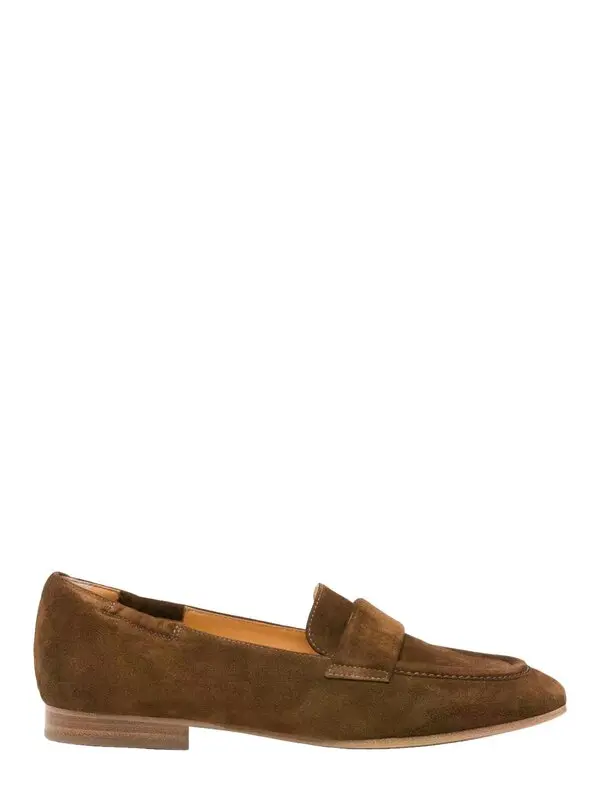 TRUMAN´S Suede Penny Loafers - Brown