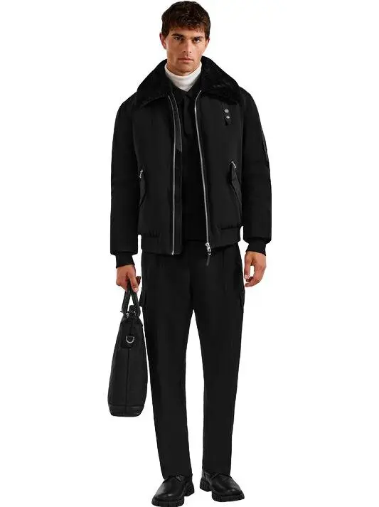 Rudsak Aviator Bomber Jacket - Black