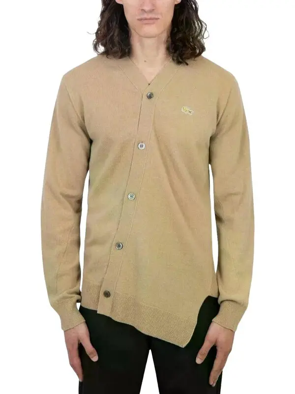 Comme Des Garçons Buttoned Ribbed Shirt - Neutrals