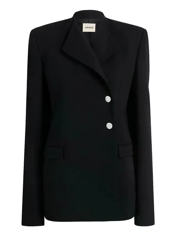 Khaite Button Jacket - Black