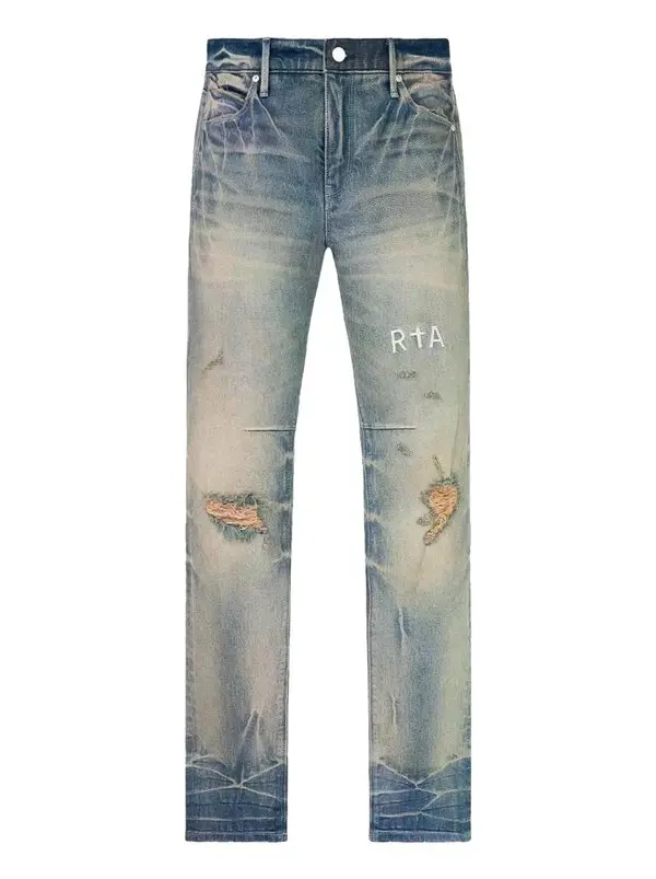 RtA Clayton Distressed Jeans - Blue