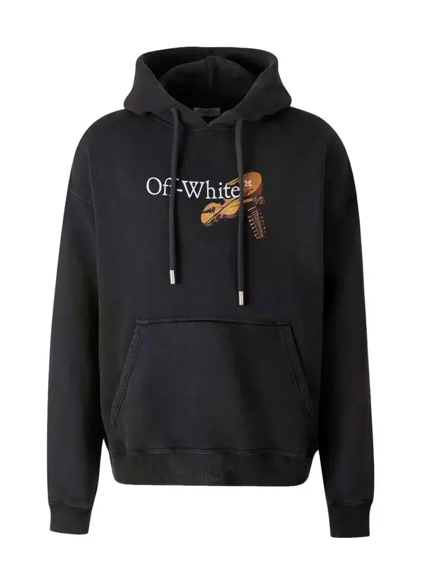 Off-White Graphic-print Hoodie - Black