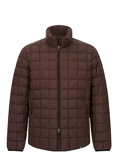 Boggi Milano Quilted Shell-down Jacket - Brown