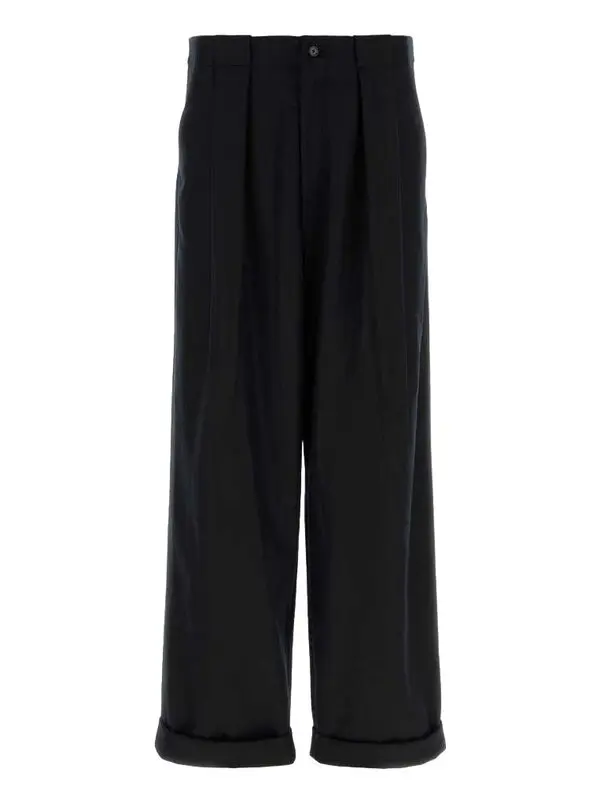 Dolce & Gabbana Wide-leg Pants - Black