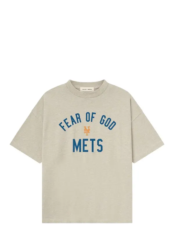 Fear Of God 90s Mets Tee - Grey