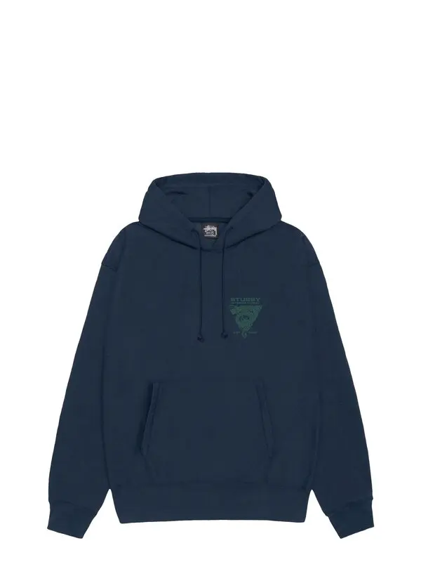 StÜssy Dragon Print Hoodie - Blue
