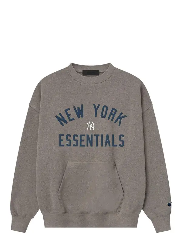 Fear Of God Yankees Sport Crewneck - Grey