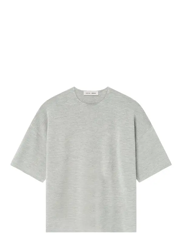 Fear Of God Merino Short Sleeve Tee - Grey
