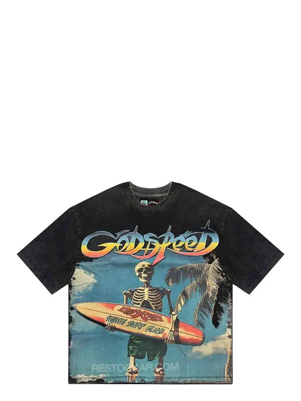 GODSPEED Miami Surf Club T-shirt - Black