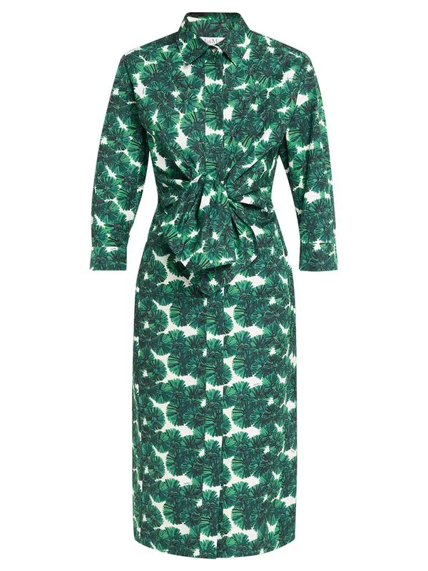 Max Mara Maremma Floral Print Shirt Dress - Grnpat